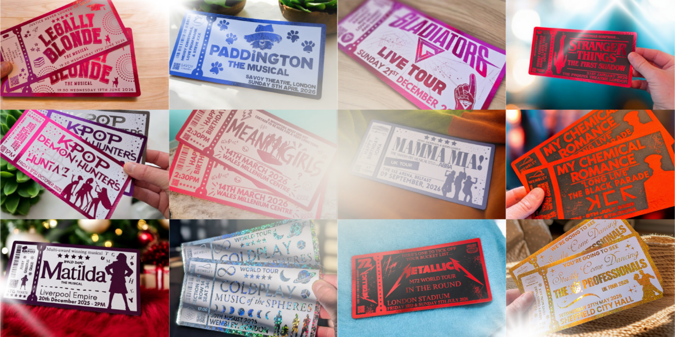 Foil Tickets .co.uk - Personalised Foil Ticket Gift Vouchers ...