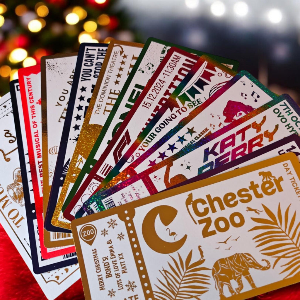 Foil Tickets .co.uk - Personalised Foil Ticket Gift Vouchers ...